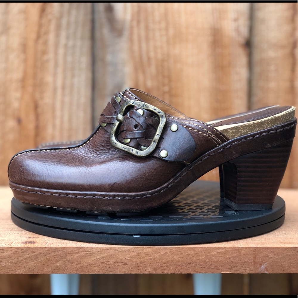 Frye Candice Woven Clogs - Gem